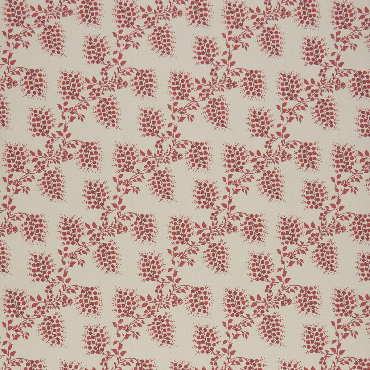 Isabelle Small Red Wallpaper Sample – The Fabric Collective