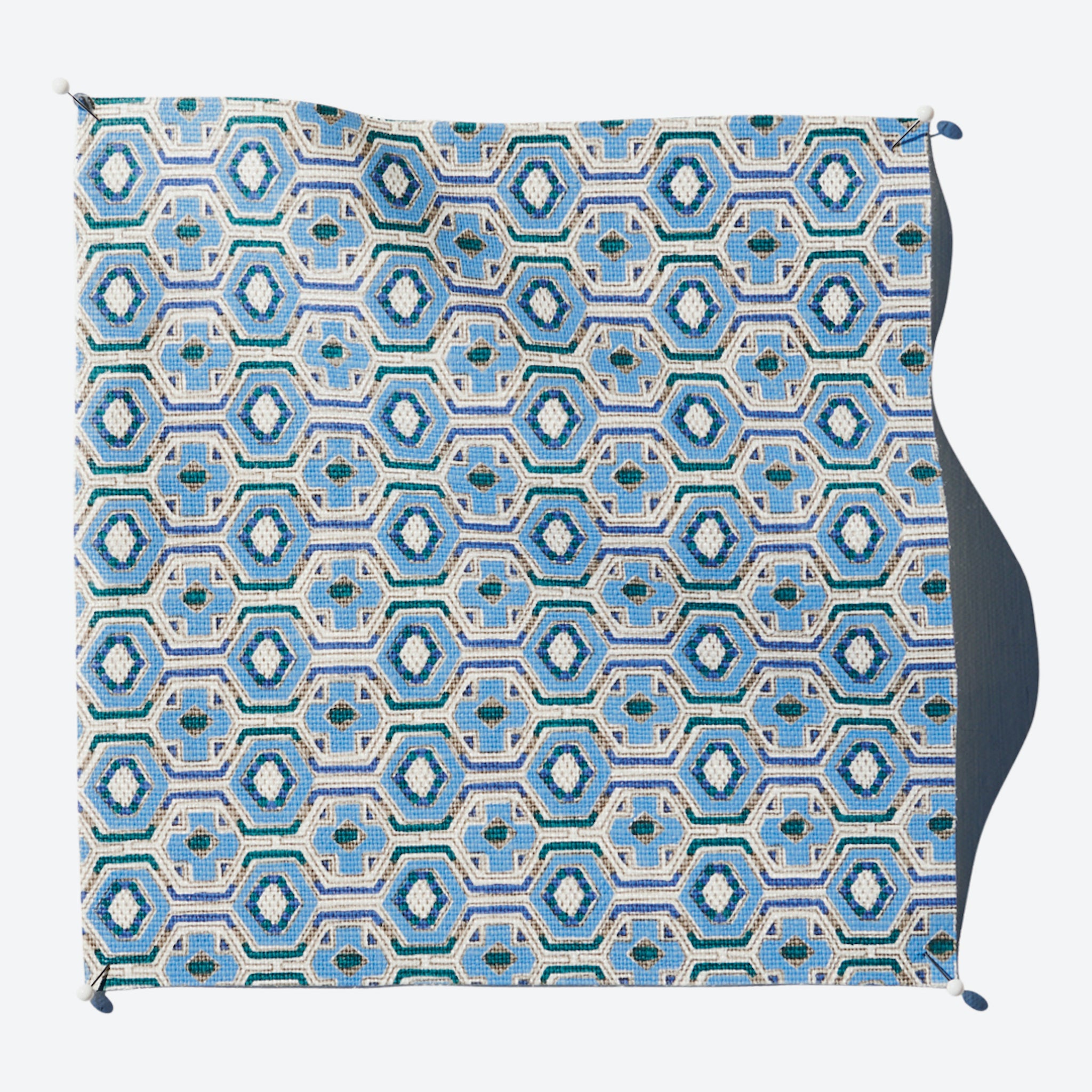 Veneto Prussian Blue Fabric Sample – The Fabric Collective